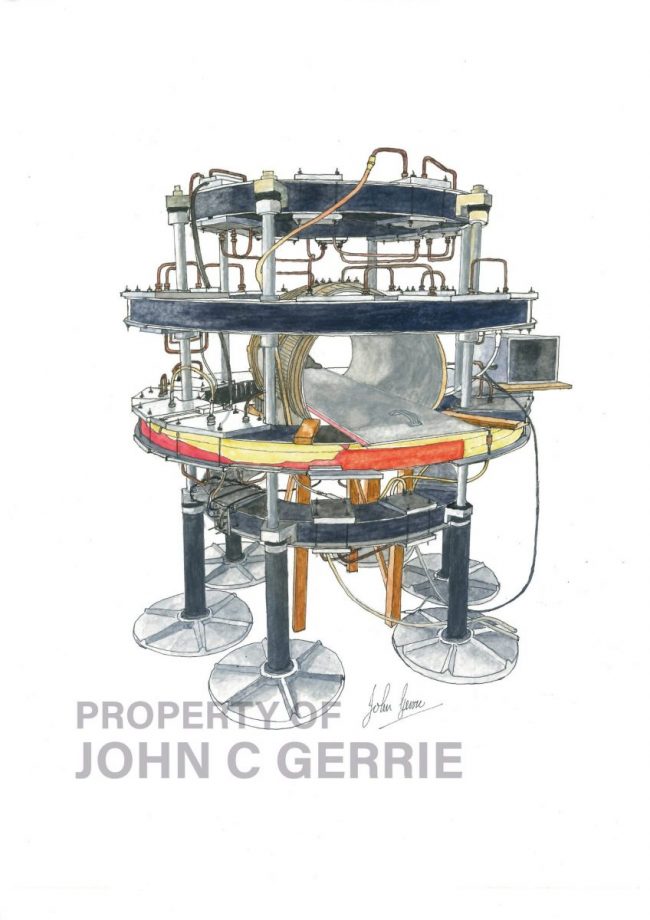 Original MRI Scanner (Original) | John Gerrie Artwork.